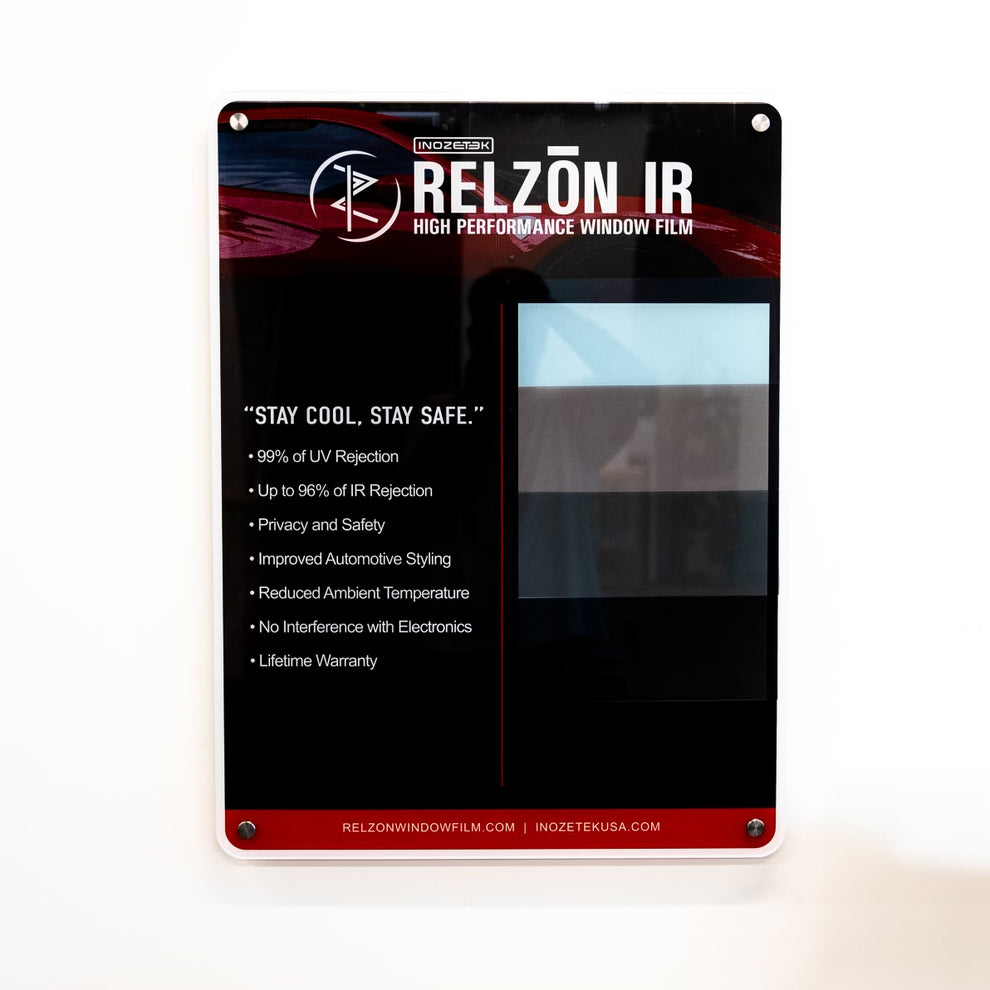 RELZON IR Window Tint Display Board - 24in" x 32in" – Inozetek USA